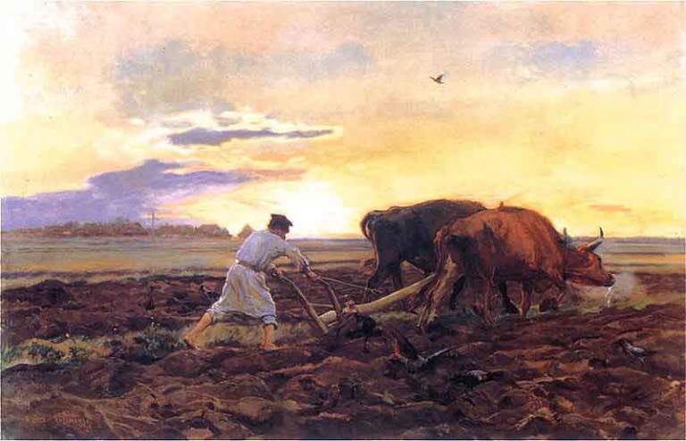 Józef Chełmoński "Orka" (1896), Muzeum Narodowe w Poznaniu - Folklorysta